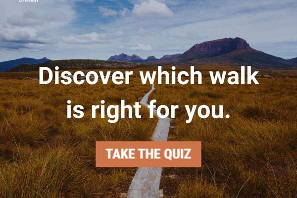 Australian hiking style quiz - Discover our walks